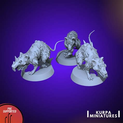 Archivo Stl Rata Gigante 🎲 ・plan De Impresión En 3d Para Descargar・cults