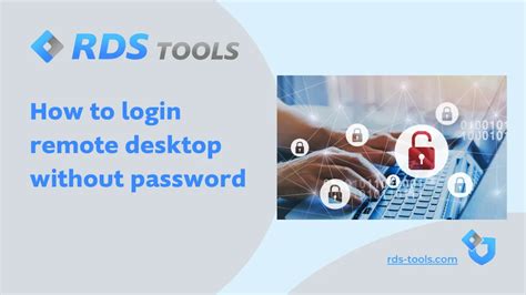 How To Log In To Remote Desktop Without A Password