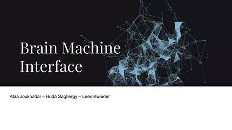 Brain Machine Interface Introduction Pptx Brain And Nervous