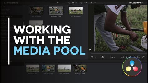 How To Use Media Pool In Davinci Resolve YouTube