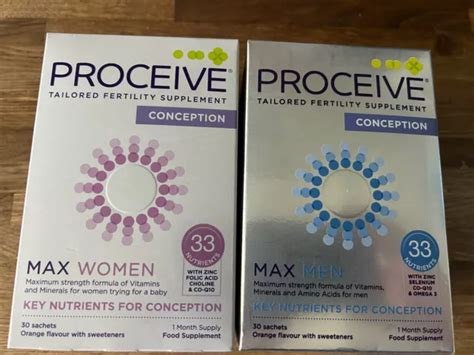 PROCEIVE MAX MAN Max Women Advanced Fertility Supplement 30 Sachets