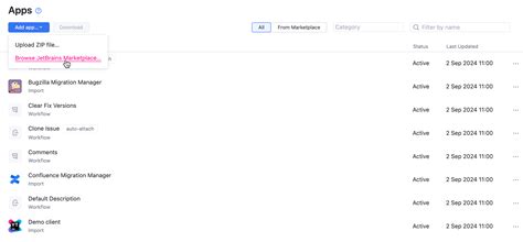 Manage Apps Youtrack Cloud Documentation