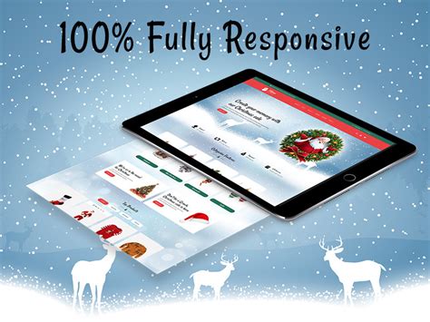 Flame Christmas Prestashop Theme For ECommerce Website Template