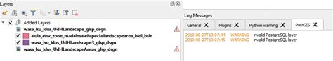 Postgis Pyqgis Problem Adding Certain Vector Layers To Qgis From