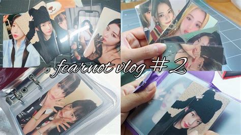 Fearnot Vlog 2 르세라핌 첫 총대 로그😎 멜로우바인더 피어나로그 앨범깡 포카포장 반택깡 토끼지킴이 홀더북 2 Youtube