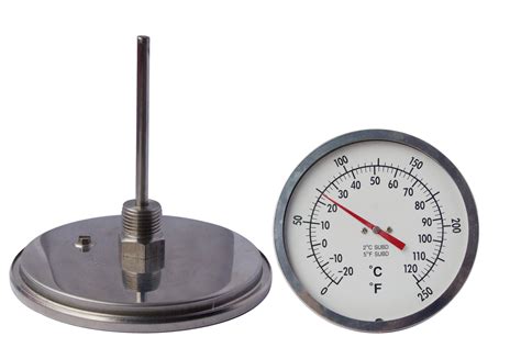 Bimetal Instant Reading Long Probe Dial Factory Pipeline Industrial