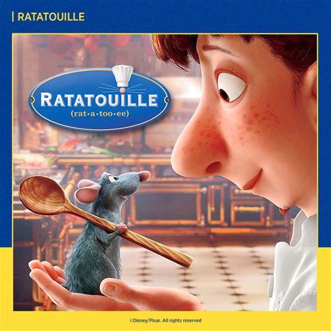 Cartaz De Ratatouille Pixar