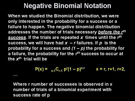 Lesson 6 2 C Negative Binomial Probability Distribution