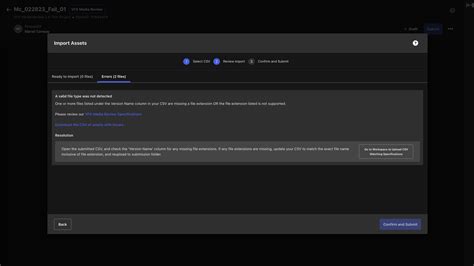 VFX Media Review 2 0 Studio Submissions Troubleshooting Guide Netflix Partner Help Center