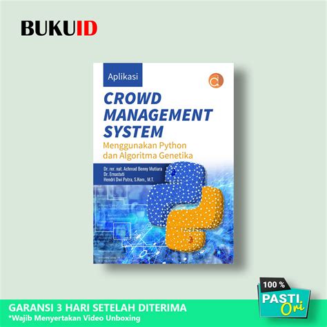 Jual Buku Aplikasi Crowd Management System Menggunakan Python Dan