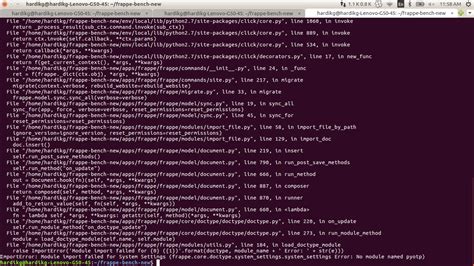Error In Bench Start Setup Frappe Forum