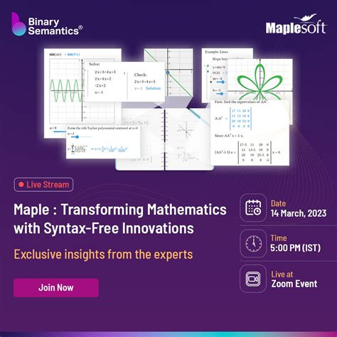 Binary Semantics Ltd On Linkedin Maple Maplesoft Maplelearn Mapleflow Mathtransformed