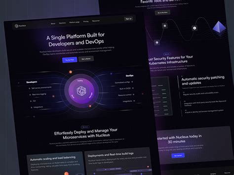 Nucleus Cloud Dark Mode Ui And Illustration Redesign By Dimitri