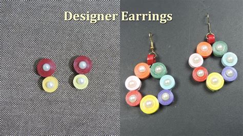 How To Make Basic Quilling Shapes And Earrings Beginners Tutorial