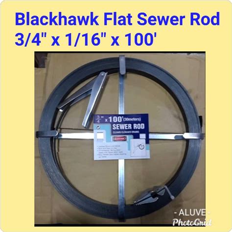 Flat Sewer Rod 3 4 X 1 16 X 100ft 30meters Blackhawk Drain Cleaner Plehe Shopee