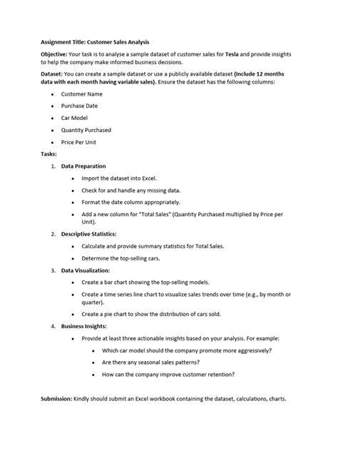 Data Analysis Assignment Pdf