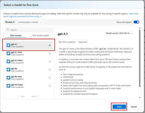 Customize A Model With Azure Openai In Azure Ai Foundry Models Azure