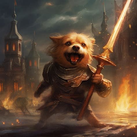 Ai Characters Art On Pinno Dog Knights Aiart Aiartworks Aiartda