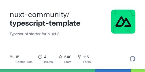 Github Nuxt Community Typescript Template Typescript Starter For Nuxt