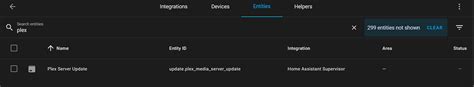 Plex Integration Should Have An Update Sensor Feature Requests Home Assistant Community