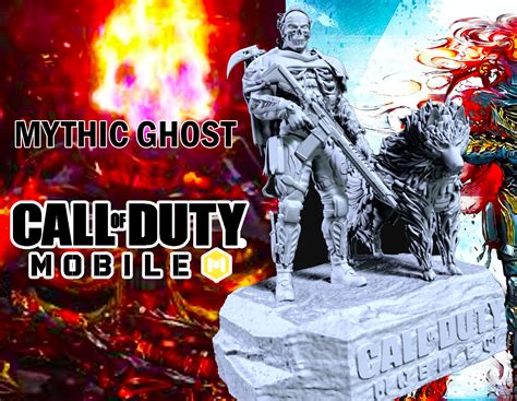 Файл 3d Call Of Duty Mobile Mythic Ghost 3d Print 🤙 ・Шаблон для 3d