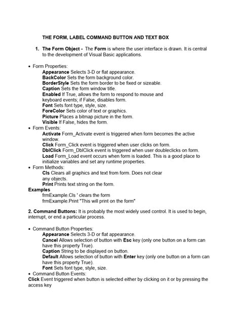Lesson3 0 Basic Controls Pdf Button Computing Computing