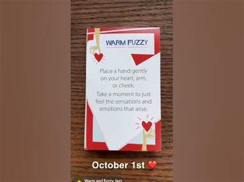 10/1/23 card: warm fuzzies - YouTube