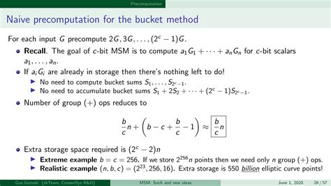 Multi Scalar Multiplication State Of The Art And New Ideas Pdf
