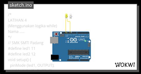 Logika While Wokwi Esp32 Stm32 Arduino Simulator