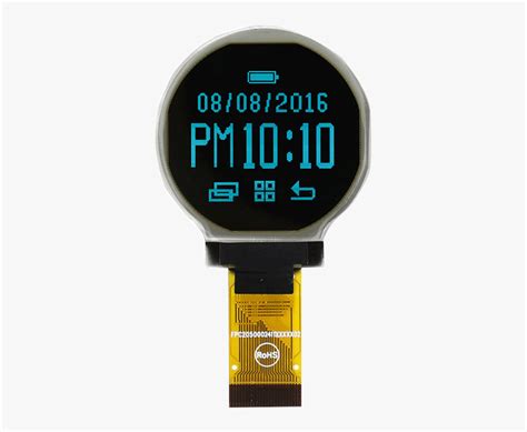 Circular Oled Display Wyświetlacz Oled HD Png Download Transparent Png Image PNGitem