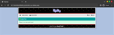 Deploy Project Laravel Trên Railway Viblo