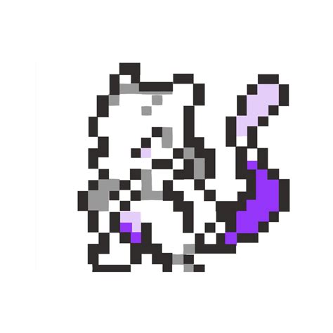 Mewtwo Pixel Art By Suicldedoors On Deviantart