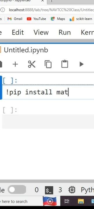 How To Install Matplotlib Python Pythonprogramming Viral Trending