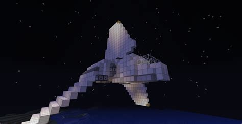 Imperial T4 A Lambda Class Shuttle 1 To 1 Scale Minecraft Map