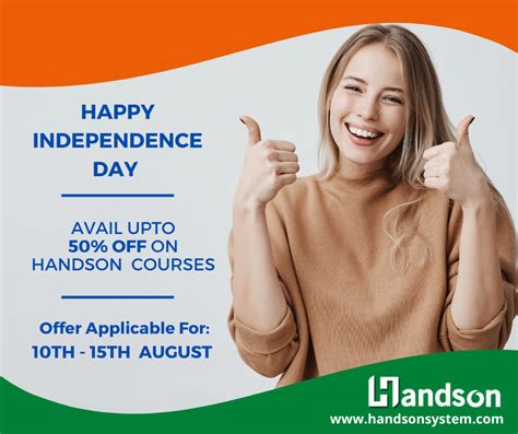 Handson Special Offer From Handson For Independence Day Website M