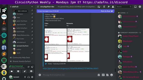 Circuitpython Weekly Meeting For May 8 2023 Circuitpython Circuitpython Adafruit Youtube