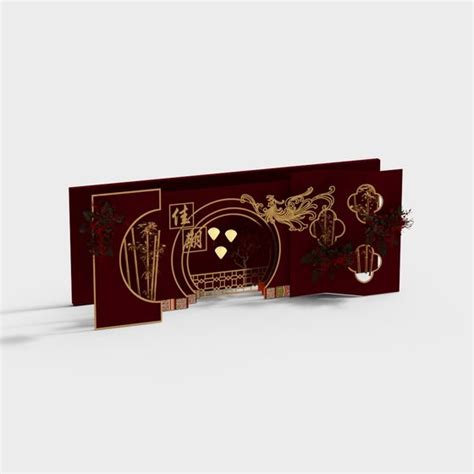 Classical Folding Screen 3d Model A Blend Of Tradition And Modernity