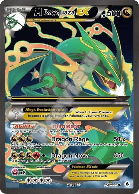 Mega Rayquaza Card