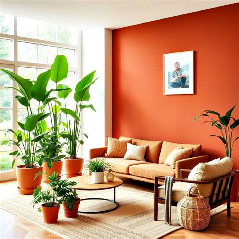 Terracotta Living Room Accents