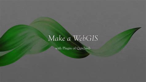 Make A Webgis With Plugin Of Qgis2web Youtube