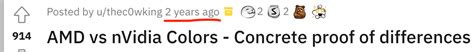 AMD Vs NVidia Colors Concrete Proof Of Differences H Ard Forum