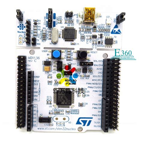 Board Nucleo F303re Stm32f303ret6 Điện Tử 360e360