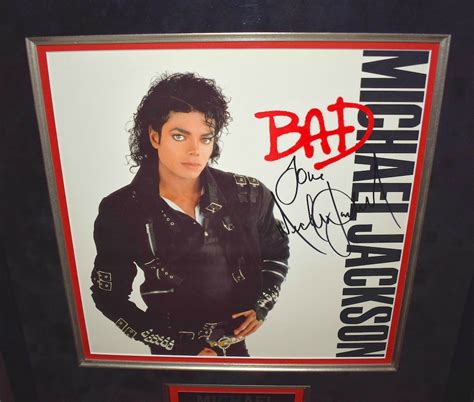Michael Jackson Bad Signed Albums Rock Star Gallery ROCK STAR Gallery