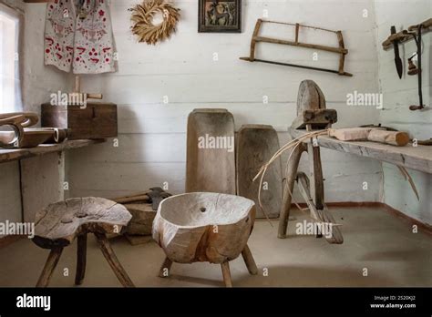 A Workshop With A Lot Of Old Tools And Wood Scene Is Nostalgic And