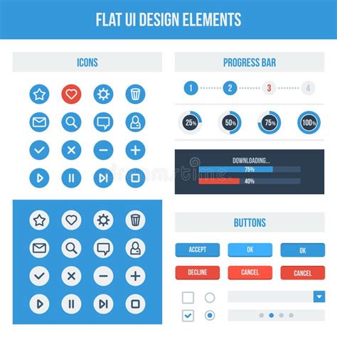 Ui Design Elements Stock Illustrations 51 736 Ui Design Elements