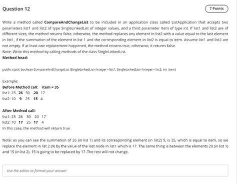 Solved Use Java Sll Class Will Be Provided I Need Method