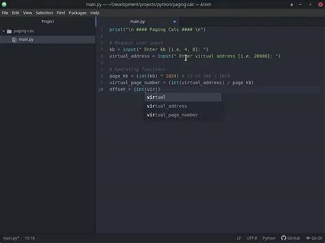 Creating A Operating Systems Paging Calculator Using Python
