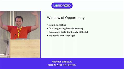 Kotlin A Bit Of History Youtube