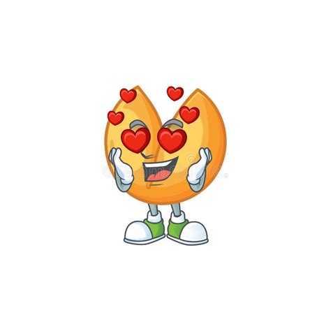 Cute Fortune Cookie Cartoon Style Illustration Up Board Stock Vector