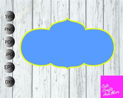 Frame SVG Sign And Offset Sign And Frame Svg Tag Svg Label Etsy